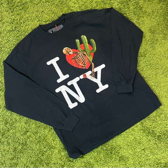 Travis Scott | Shirts | Vintage Travis Scott Astroworld 28 I Heart Ny ...